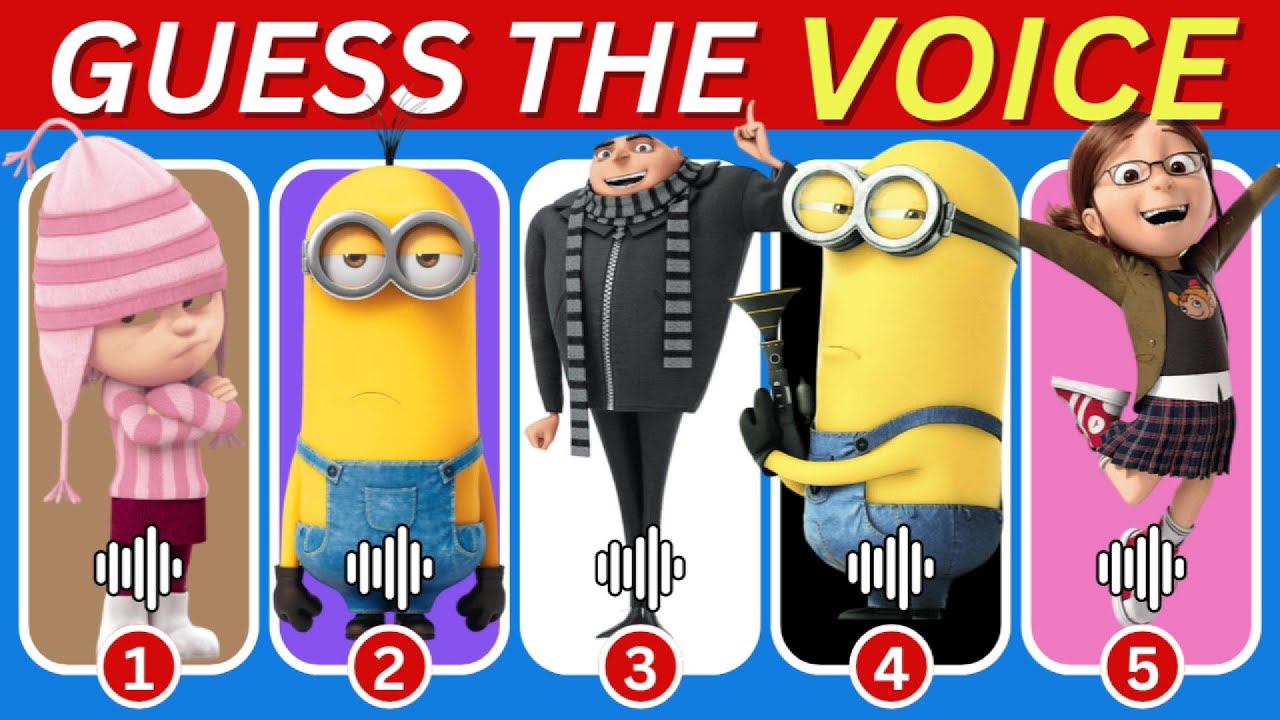 Guess The Minion Characters By Their Voice...! 🍌🤓🔊 | Ultra Mega Minion ...