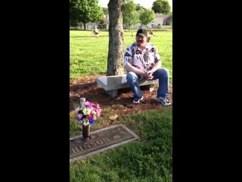 Ronny Hinson Of The Original Hinson Family at the grave sid - YouTube