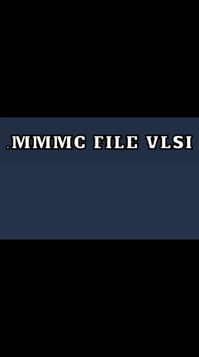 .MMMC FILE VLSI (multi mode multi corner file details) #vlsi # ...