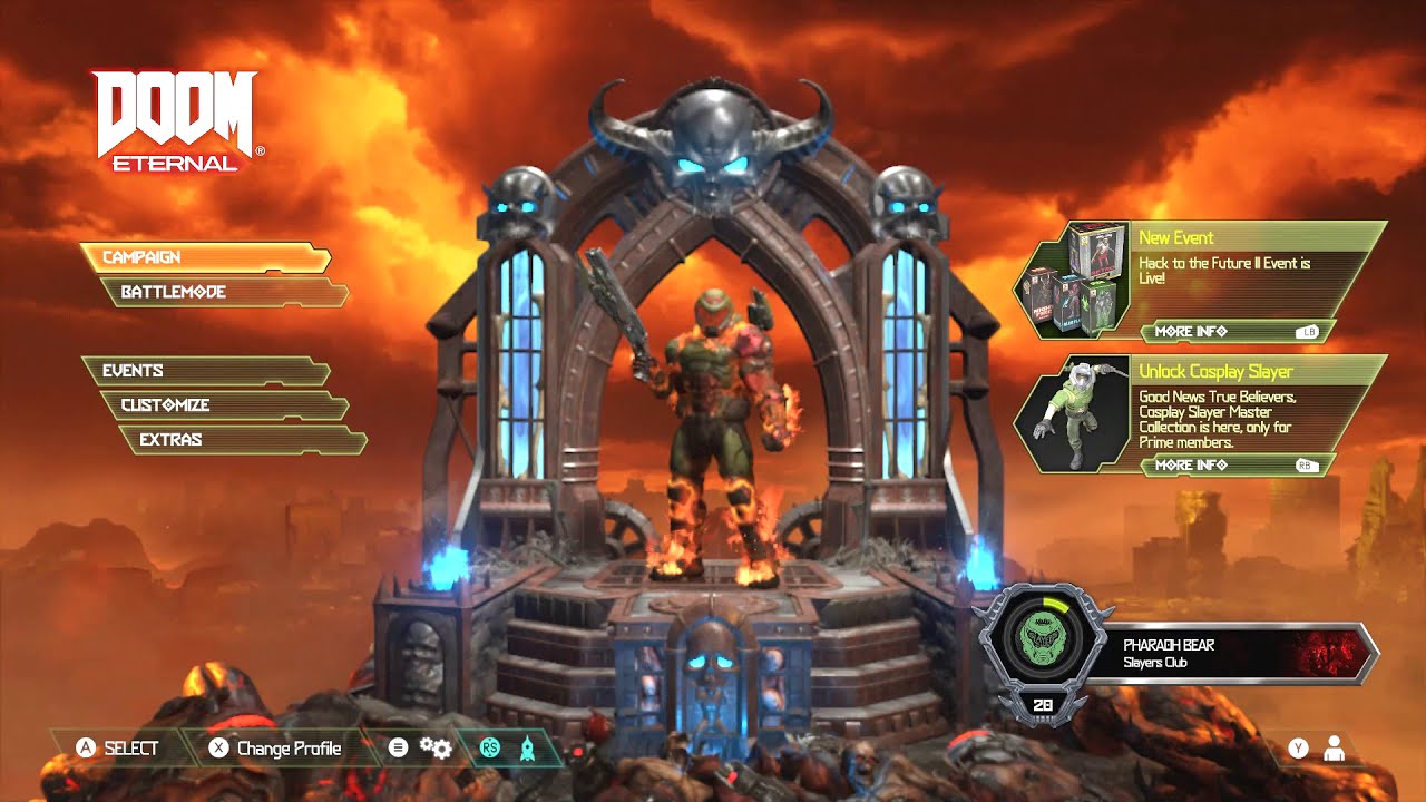 DOOM ETERNAL: CAMPAIGN PLAY-THROUGH - 100% COMPLETION - THE GAMER ...