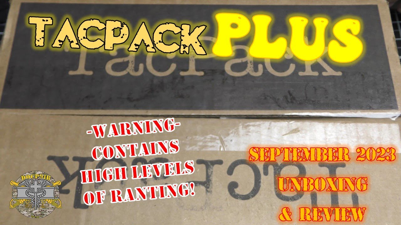 TacPack PLUS - September 2023 Unboxing & Review - WARNING - LOTS OF ...