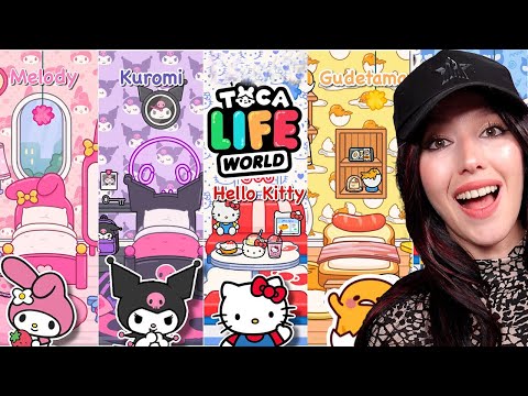 HELLO KITTY VE ARKADAŞLARI EV TASARIMI! Toca Life