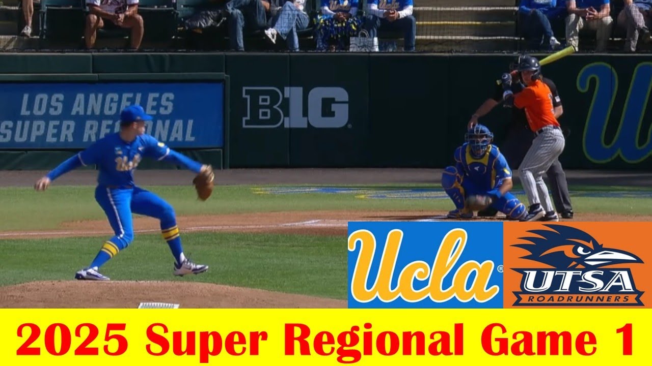 UTSA vs #15 UCLA Baseball Highlights, 2025 NCAA Super Regional Game 1 ...