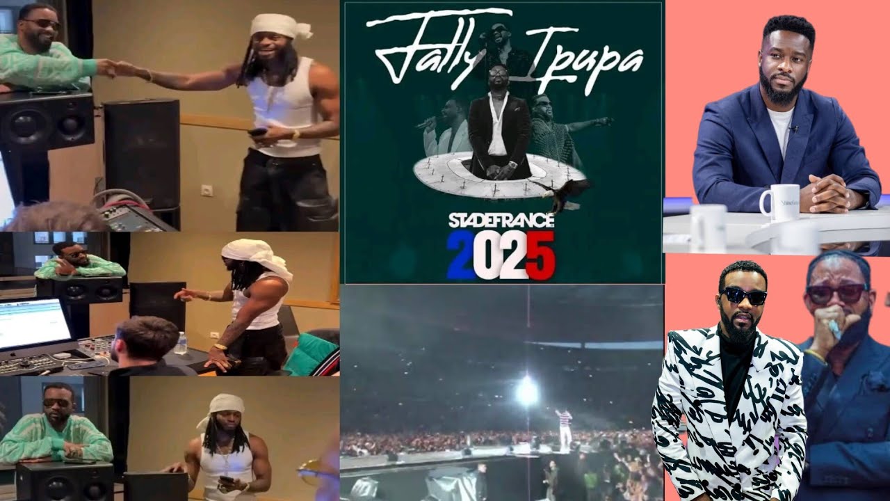 FALLY IPUPA ET DIAMOND AU STUDIO ET PREMIÈRE VISITE AU STADE DE FRANCE ...