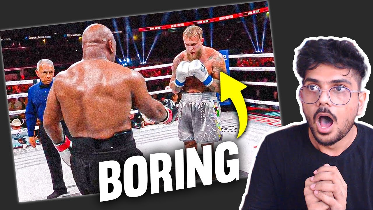 BORING MIKE TYSON vs JAKE PAUL Match? 3dx Reaction to Boxing Fight ...