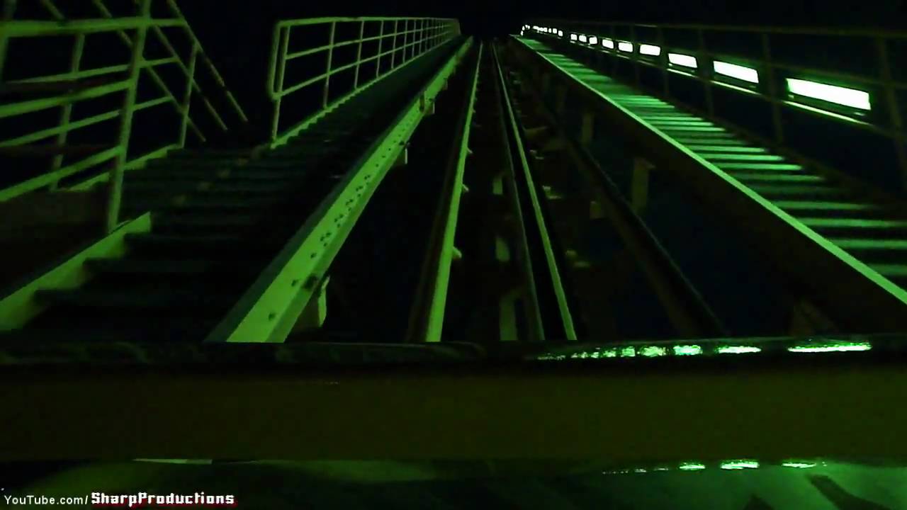 Goliath (HD Night) Six Flags Magic Mountain California - YouTube