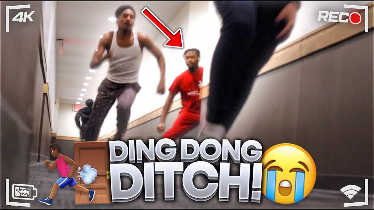 EXTREME COLLEGE DING DONG DITCH!! *GONE WRONG* - YouTube