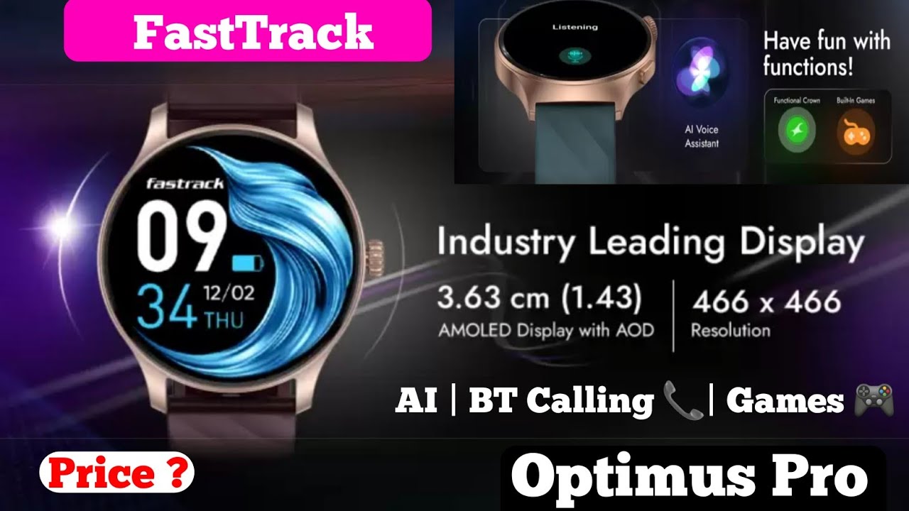 FastTrack Optimus Pro Smartwatch | Optimus Pro Smartwatch # ...