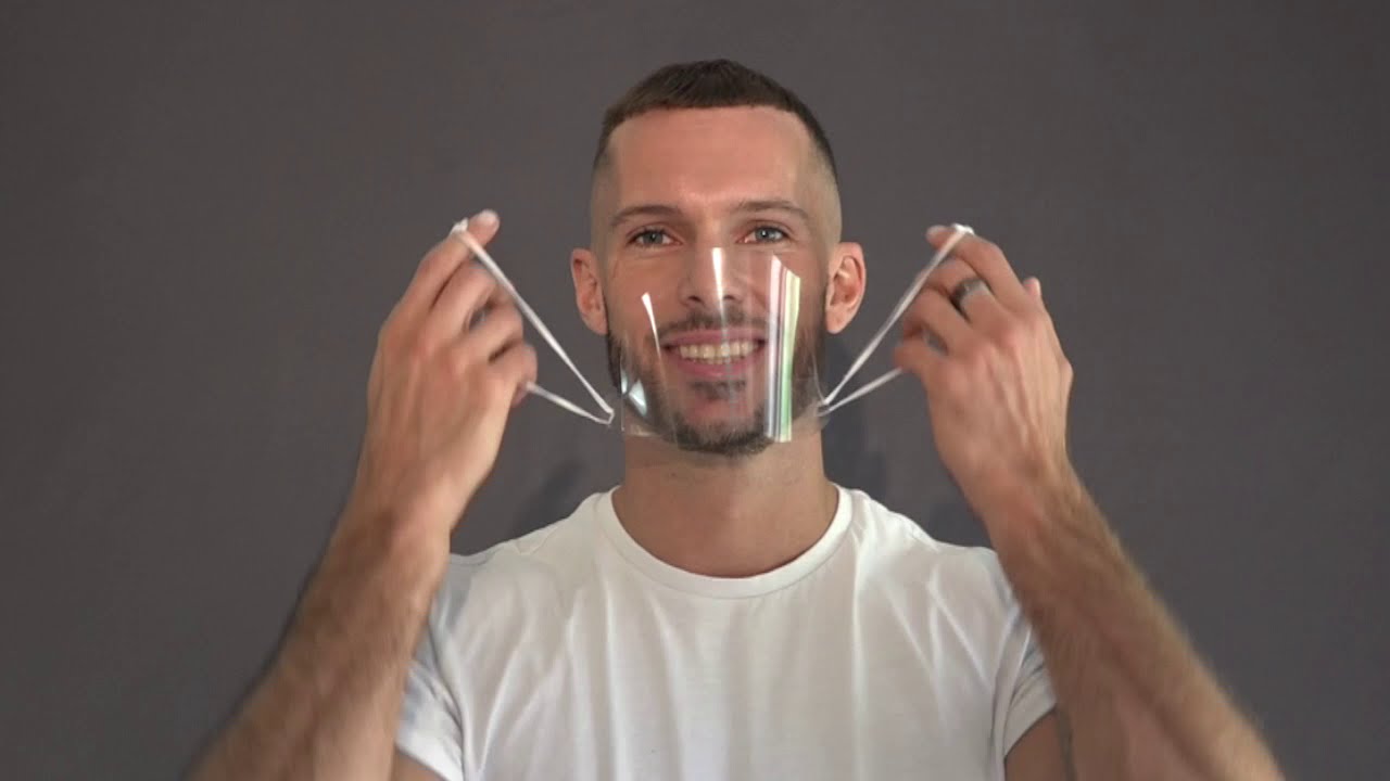 Demo Smile Masque Plexi Transparent - YouTube