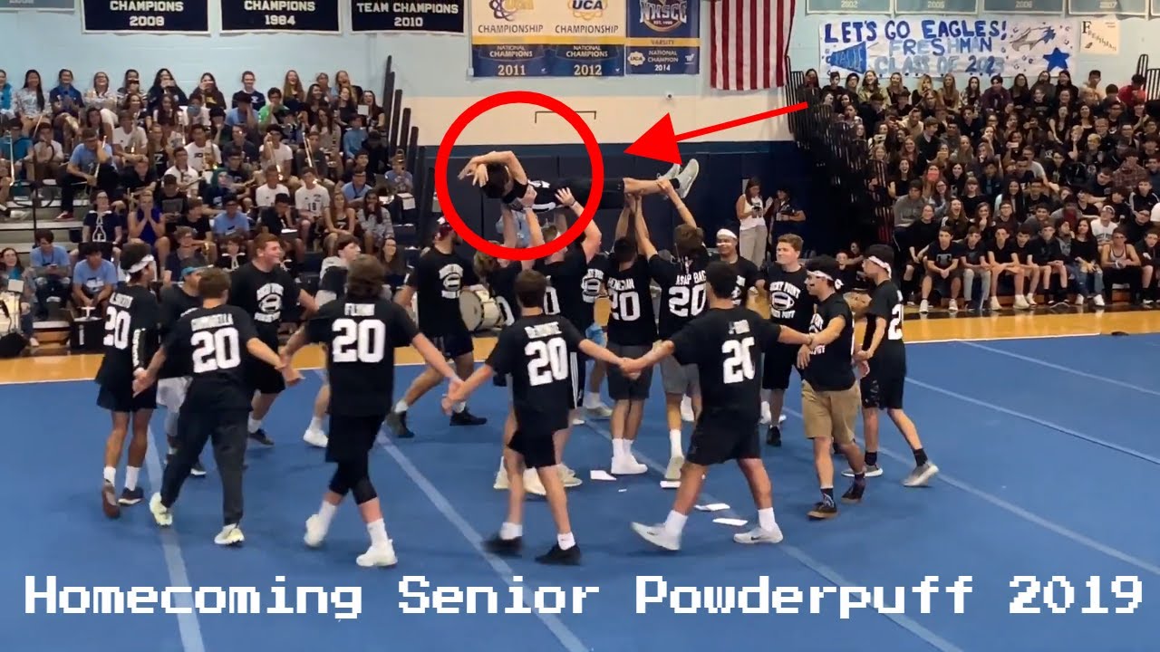 Homecoming Senior Powderpuff Dance (Rocky Point High School)2019 - YouTube