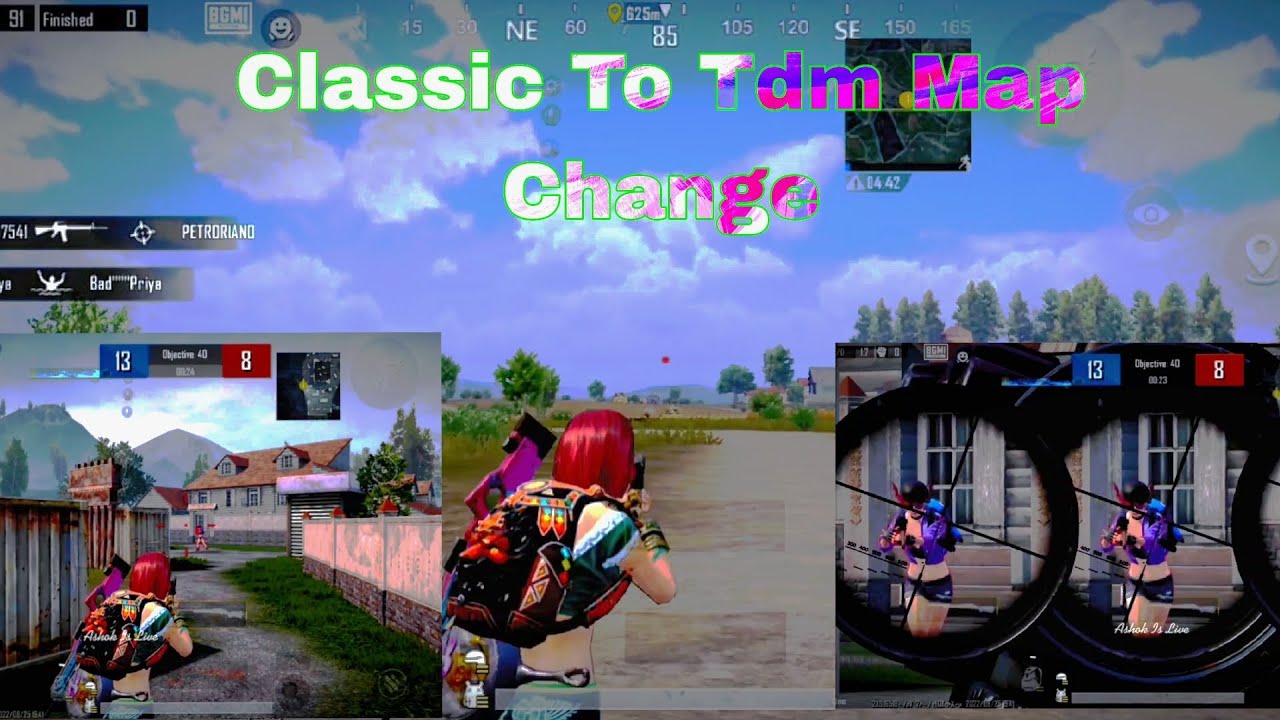 Classic To Tdm Map Change || Best Edit Montage #ashokislive - YouTube