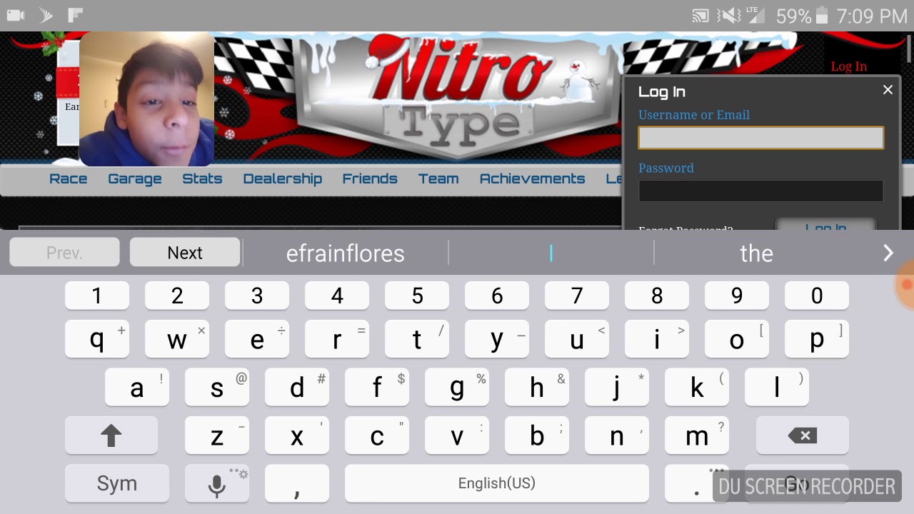 Nitro Type gameplay part 1 - YouTube