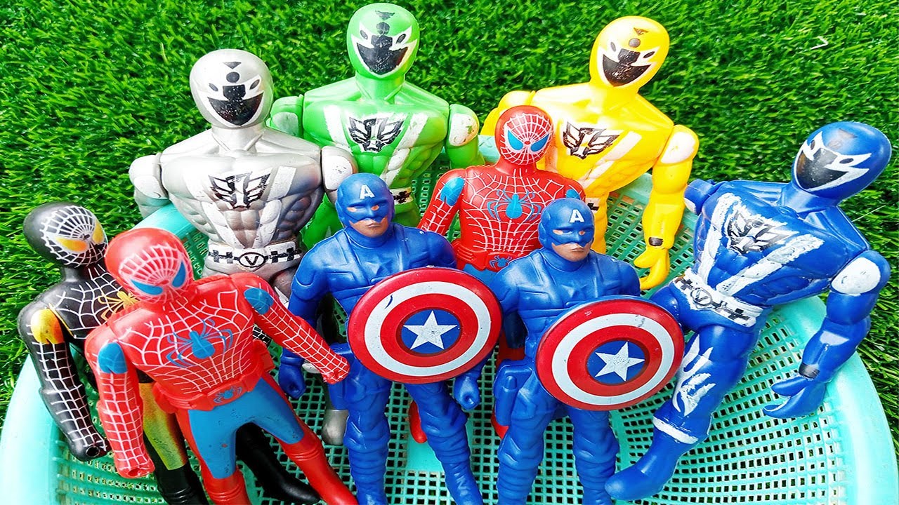 Fun Relaxing Superhero with Unboxing learn colors Fun ASMR Relaxing ...