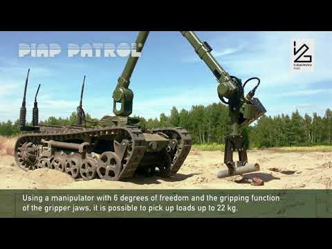 PIAP PATROL® C-IED and CBRN robot (RPP - Portable Patrol Robots ...