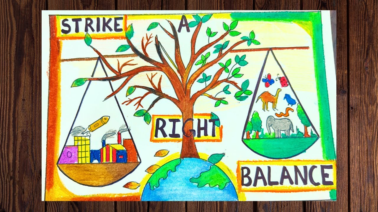 Drawing for environment day| Environment Day chart | Save environment ...