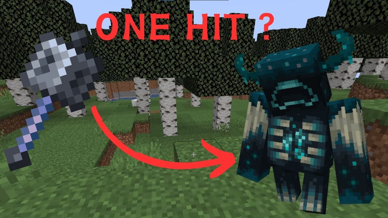 CAN I ONE HIT WARDEN IN MINECRAFT ? | HARDEST CHALLENGE - YouTube