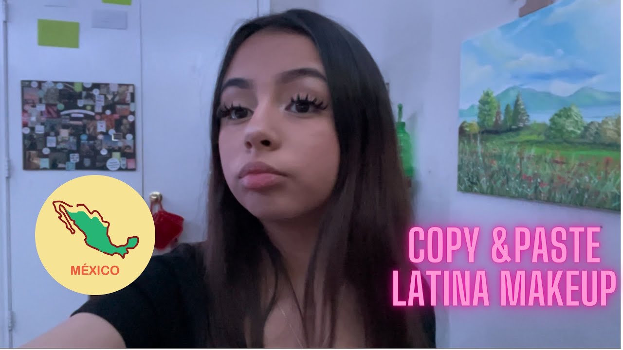 Copy and paste Latina makeup tutorial 🇲🇽♥️ - YouTube