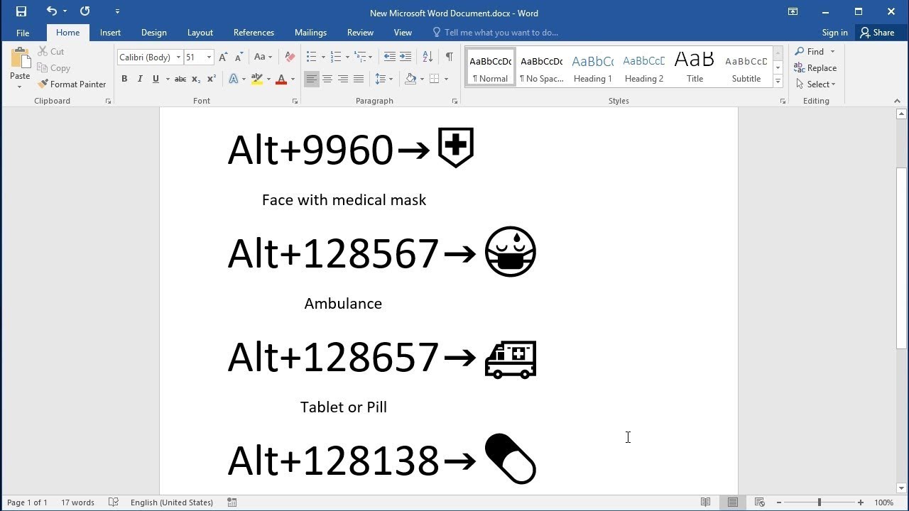 How to type medical symbols in Word - YouTube