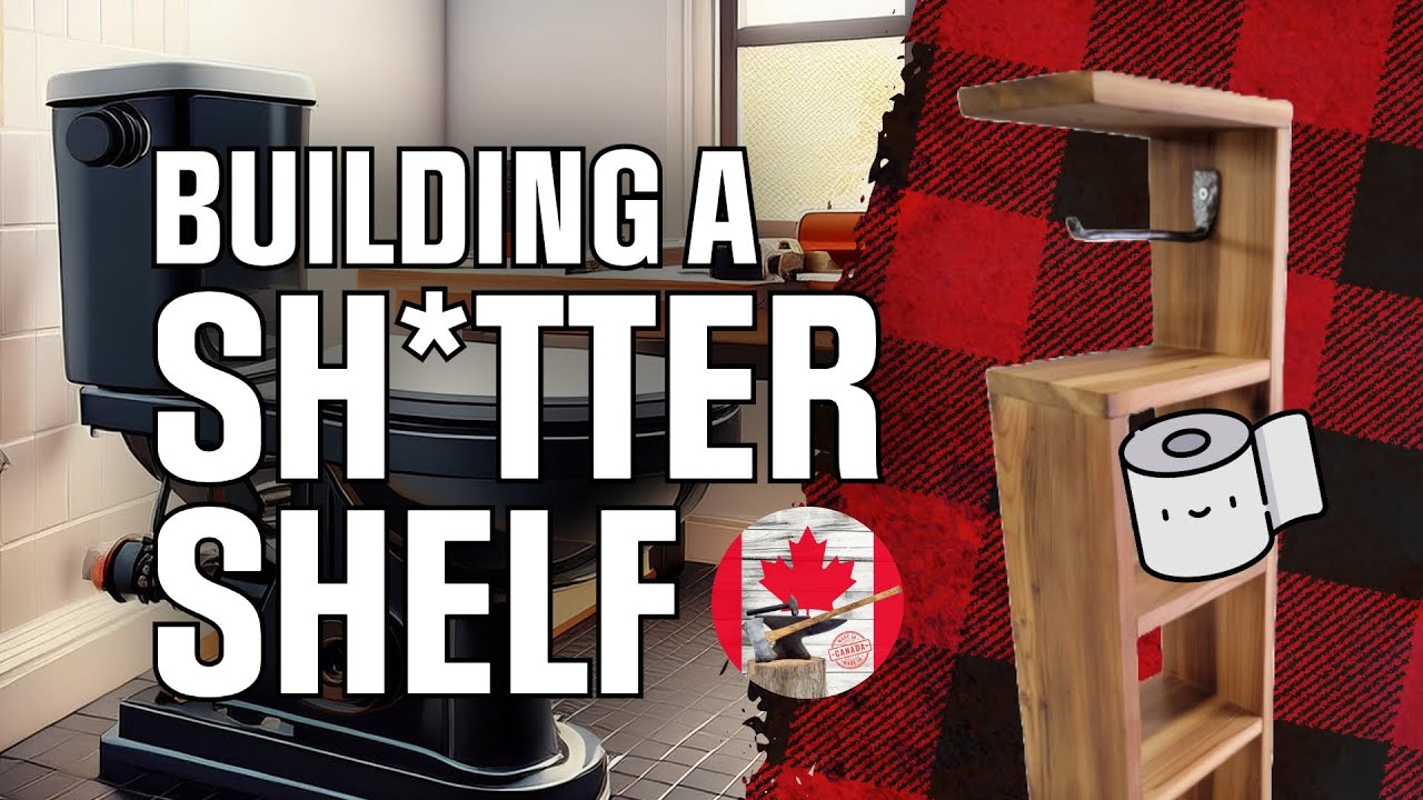 Building a Lovely Cedar Shelf for your Toilet Paper - YouTube