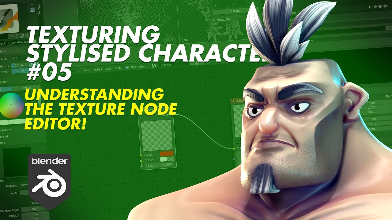 Texturing Stylised Characters 05 - Understanding the Texture Node ...