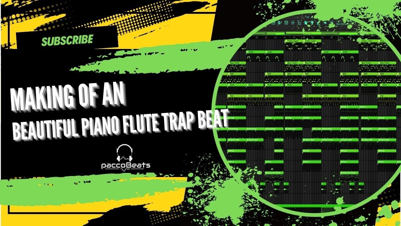 FL Studio Making of an Beautiful Piano Flute Trap Type Beat/Making a ...