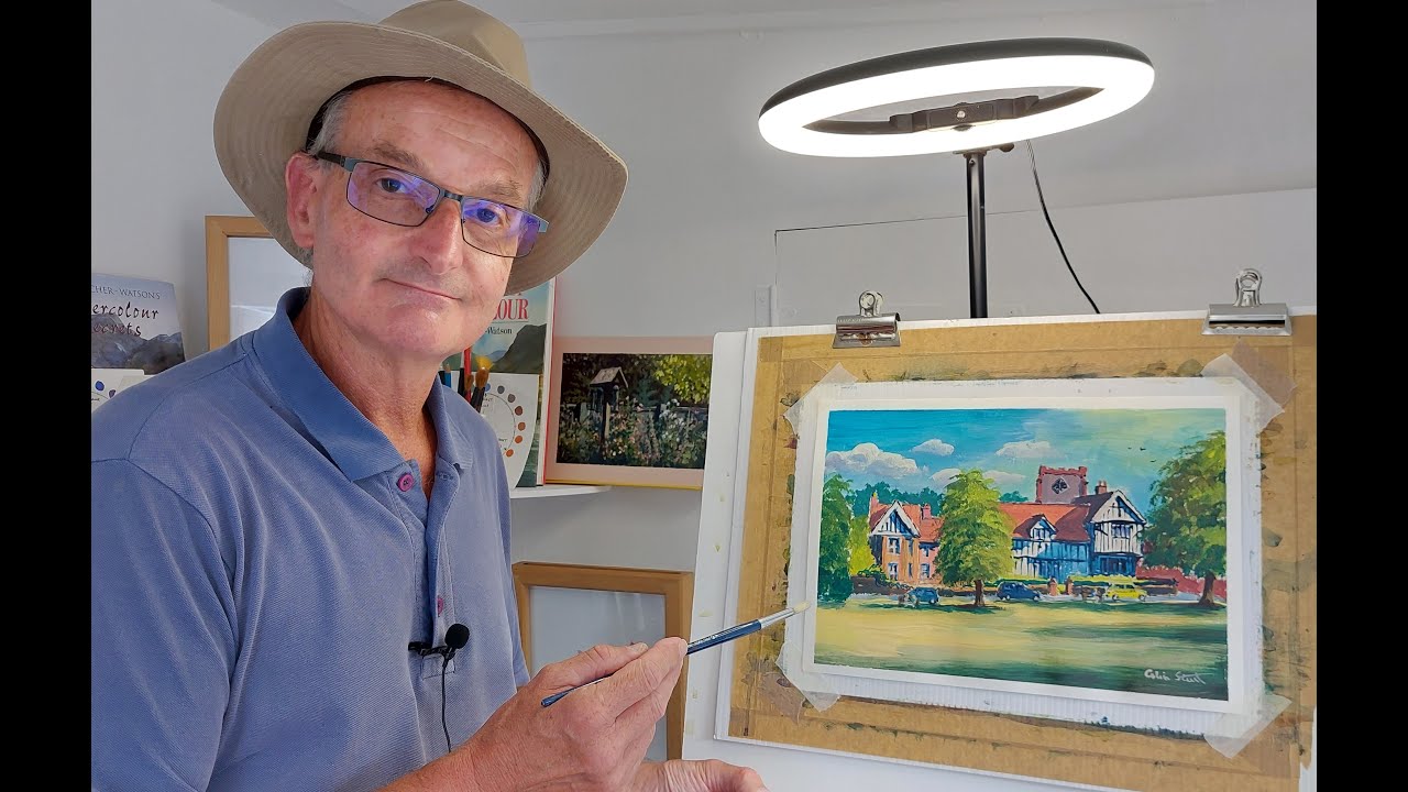 Colinsteedart. Acrylic Painting Tutorial. Writtle Green, Essex UK ...