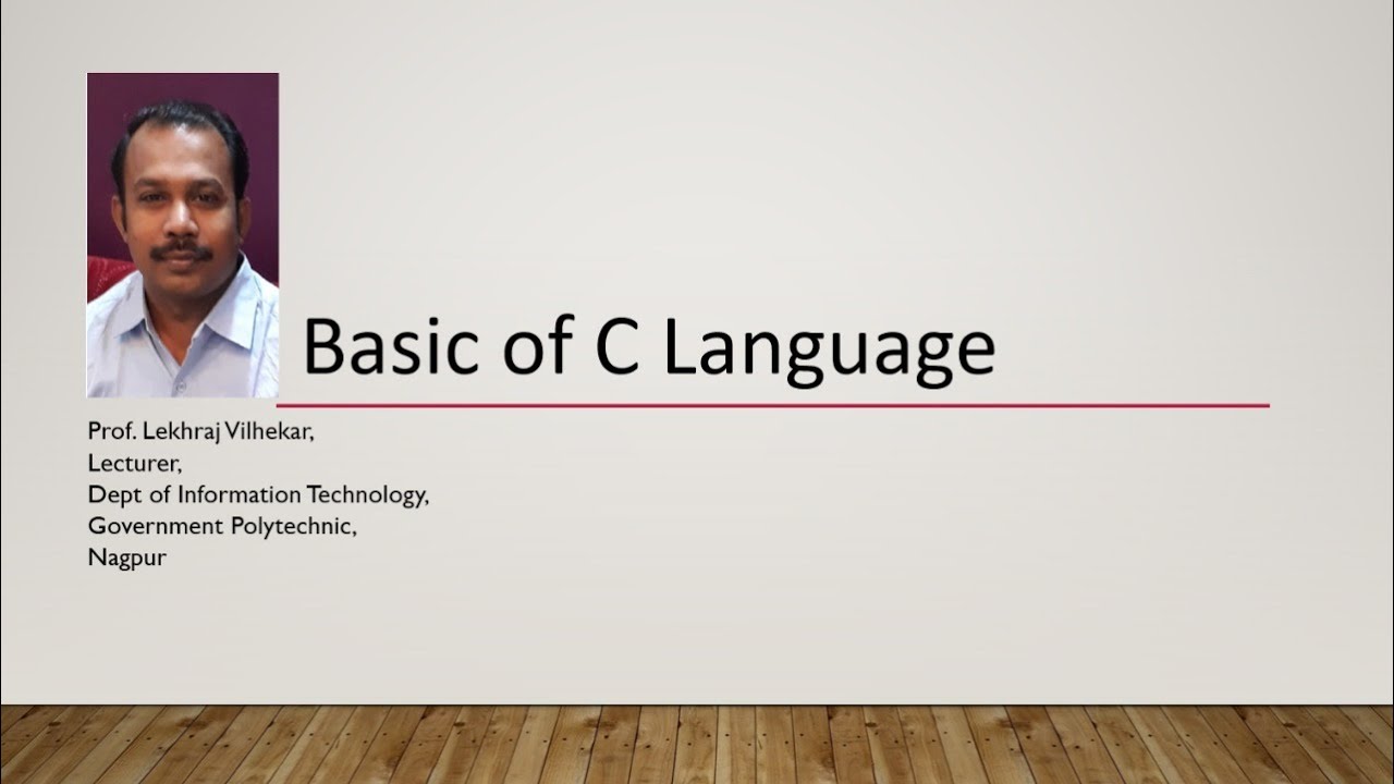 Basics of C Language - YouTube