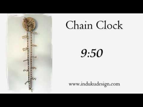 Wooden Chain Clock Kit - YouTube