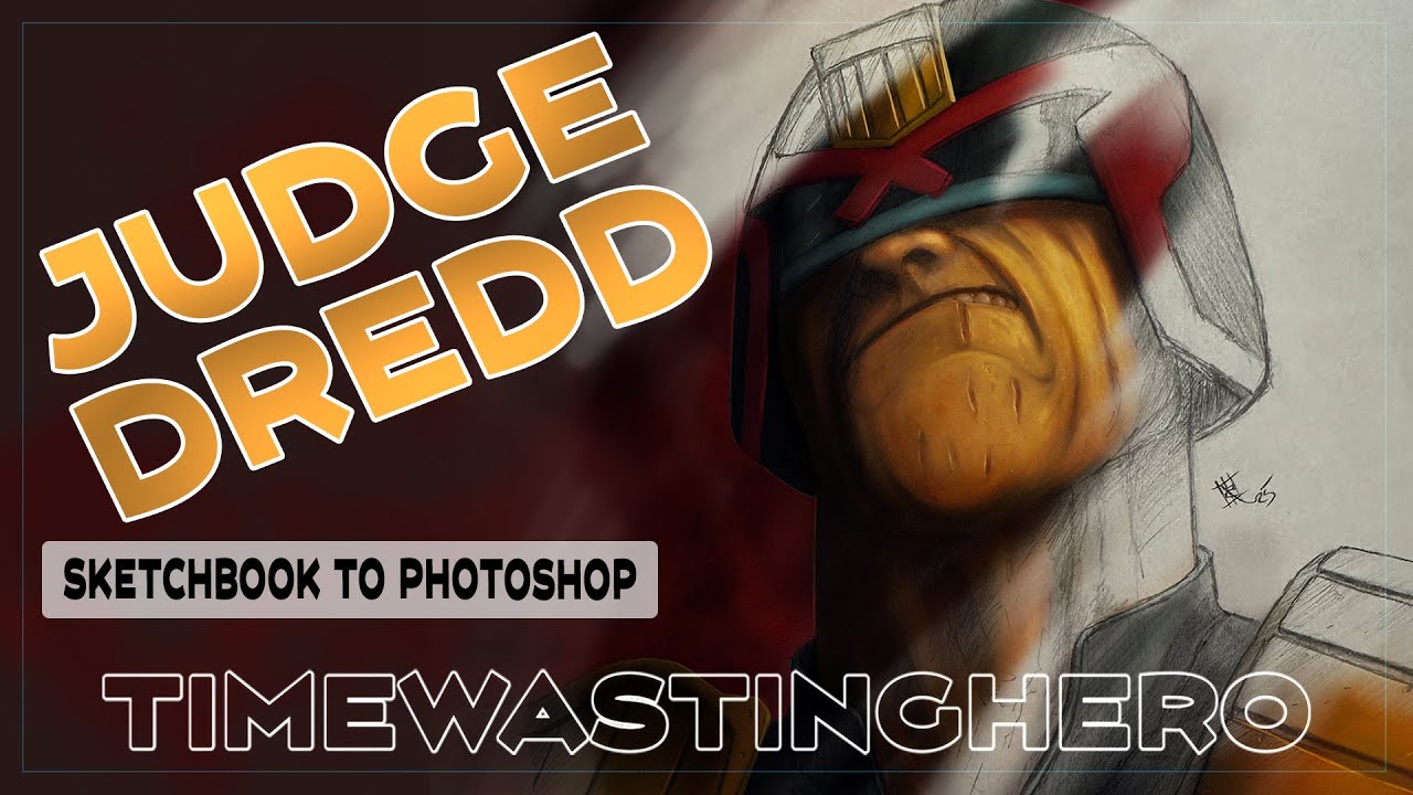 How to draw what you want | so I drew Judge Dredd #2000ad #comics # ...