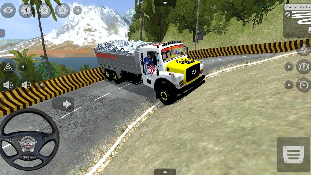 Tata SK 1613 Tipper bussidmod ~bus simulator Indonesia games - YouTube