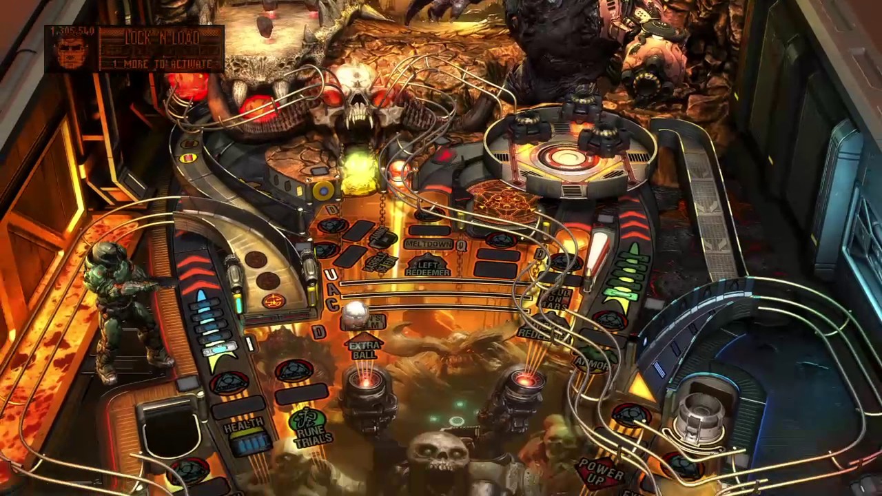 Doom Table Gameplay - Bethesda (Zen Pinball 2) - YouTube