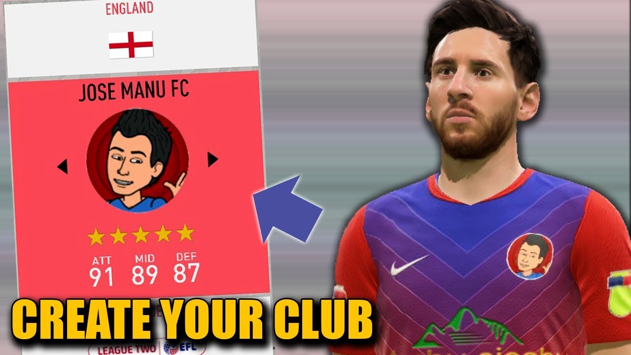 CREATING MY OWN CLUB IN FIFA 20 Career Mode – CREATE A CLUB - Blog ...