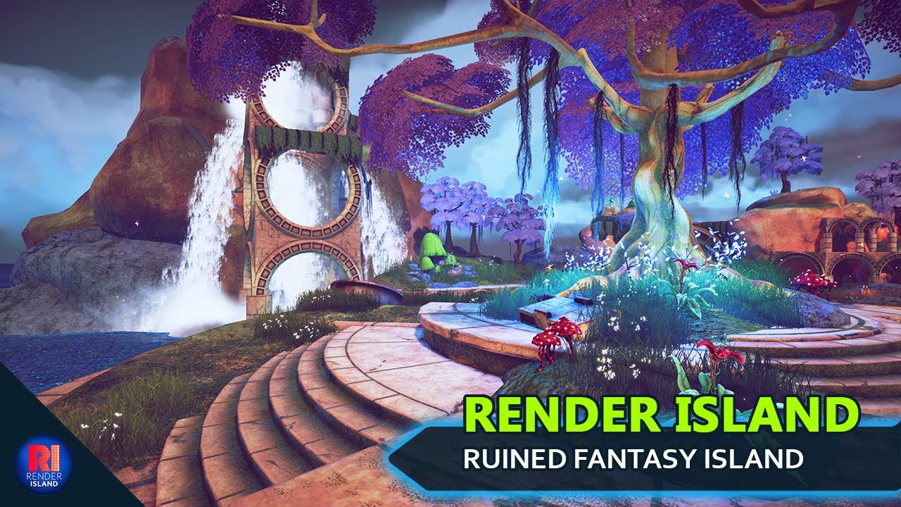 Ruined Fantasy Island - Unity Asset Pack - YouTube