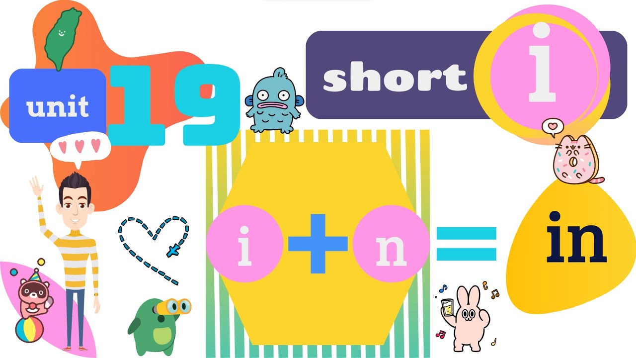 Lesson 19: Short Vowel I Sound: -in Word Family - YouTube