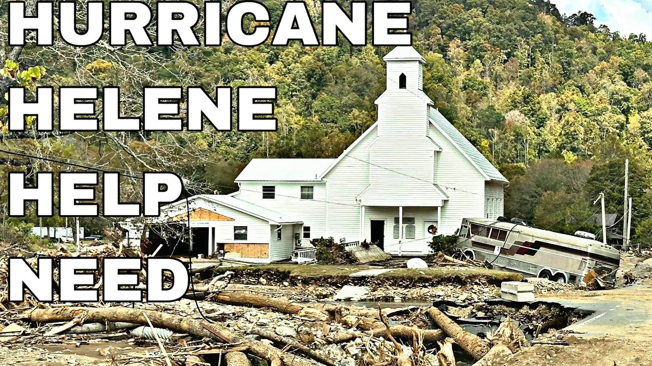Hard hit areas from Helene during our shipments of supplies. - YouTube