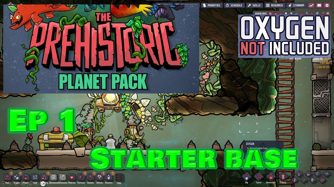 Starter Base - ONI - Prehistoric Planet - Ep 1 - YouTube