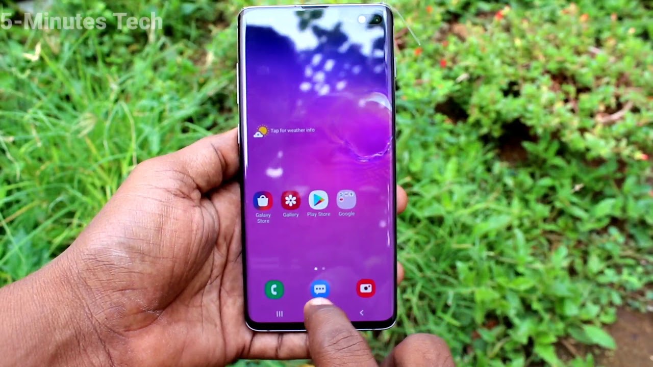 How to set smart lock in Samsung Galaxy S10 Plus - YouTube