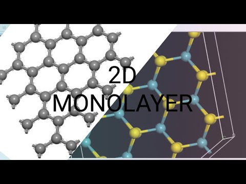 2D Monolayer Graphene/MoS2 Crystals Structure #computationalchemistry # ...