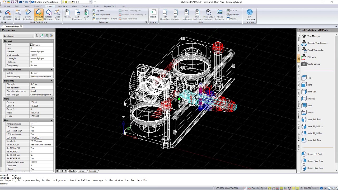 CMS IntelliCAD 9.2 - presentation - YouTube