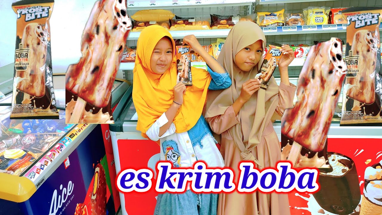 DRAMA BELI ES KRIM DI INDOMART.ES KRIM FROST BITE. ( BOBA ) - YouTube