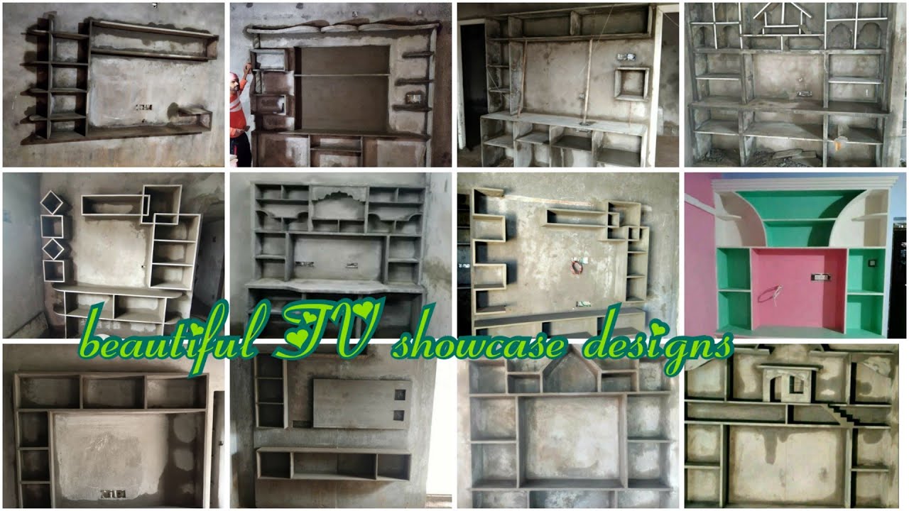 new model top top 3o TV showcase design, beautiful TV showcase designs ...