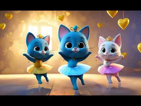 Lullaby for Little Ones with dancing Ballerina Cats