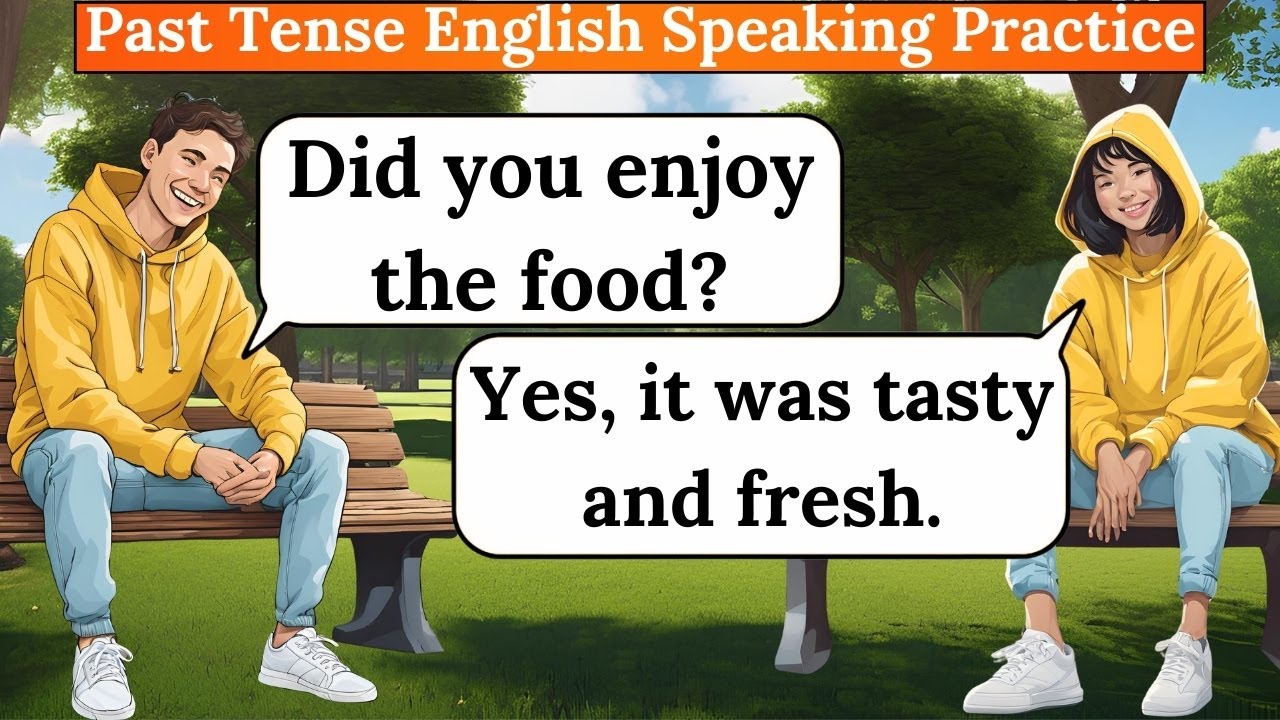 100+ Past Tense Practice | Beginner English Conversation Practice ...