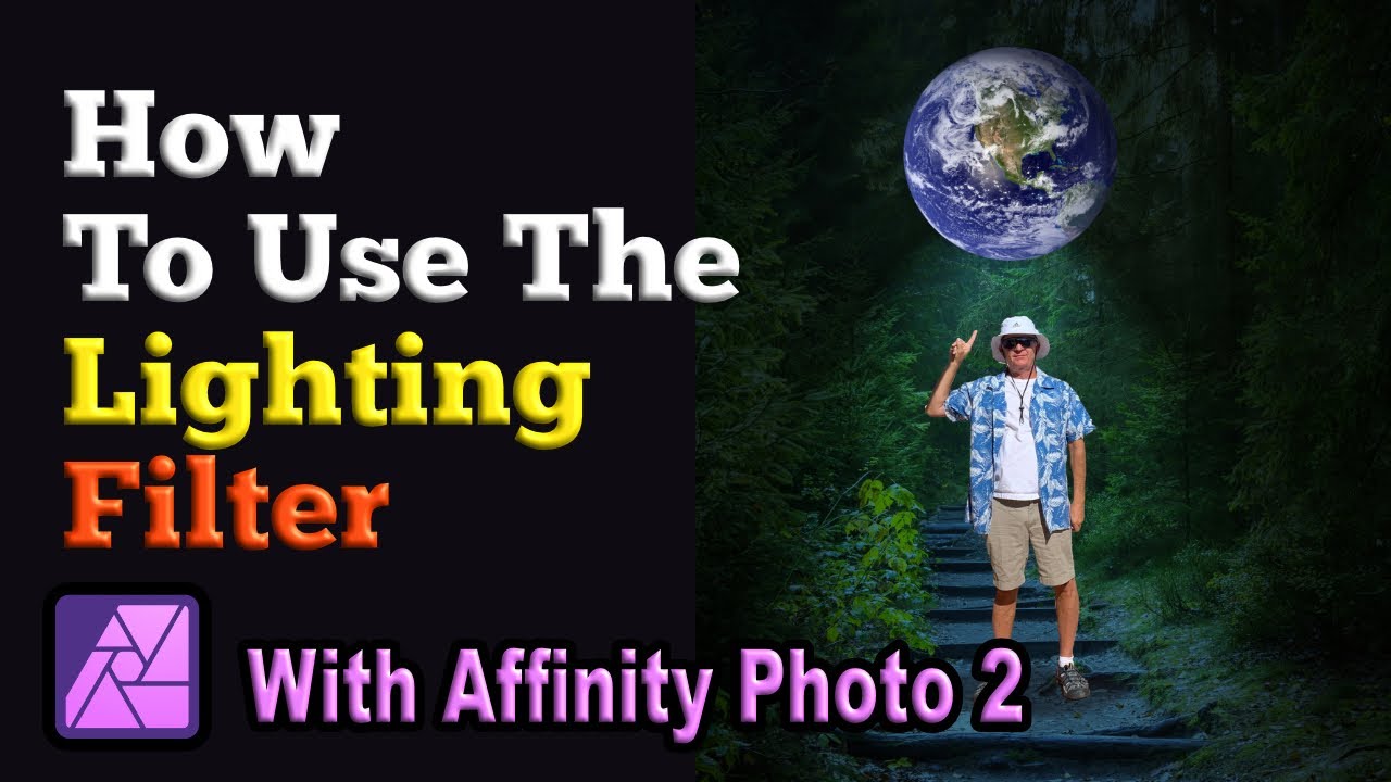 How to Add Lighting Effects in Affinity Photo 2 - YouTube