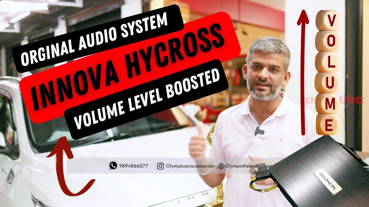Toyota Innova Hycross Sound Upgrade | Gold Horn 10-Channel DSP ...