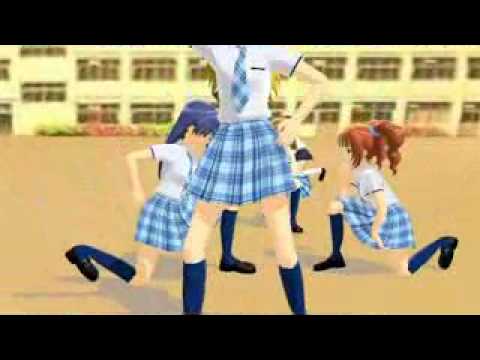 mmd Mosaic Roll RTS and vocaloid school