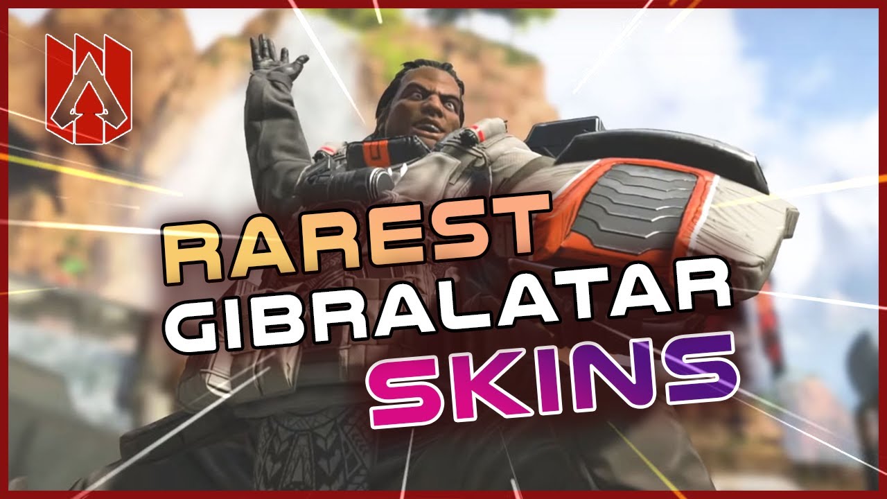 *RAREST* GIBRALTAR SKINS IN APEX LEGENDS - YouTube
