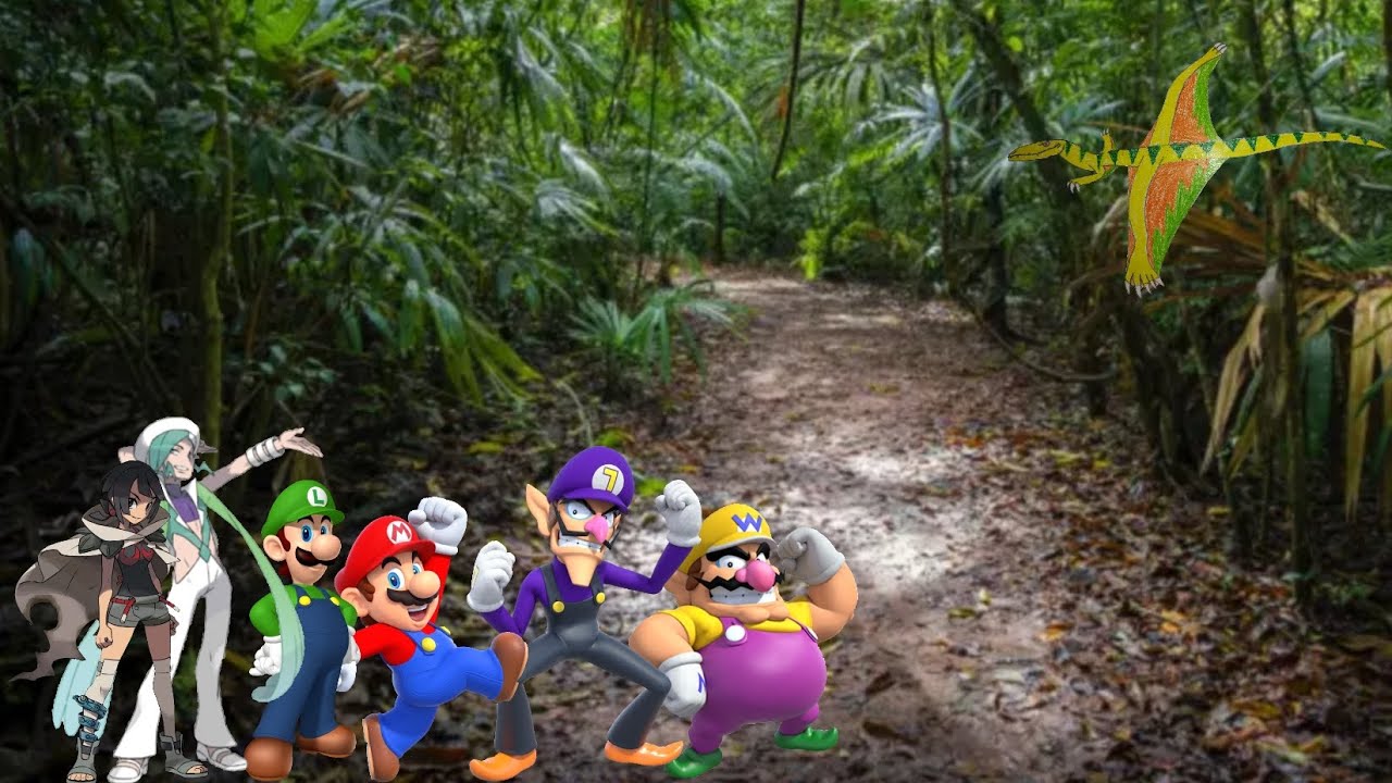 Wario, Waluigi, Mario, Luigi, Wallace & Zinnia Discovers Sharovipteryx ...