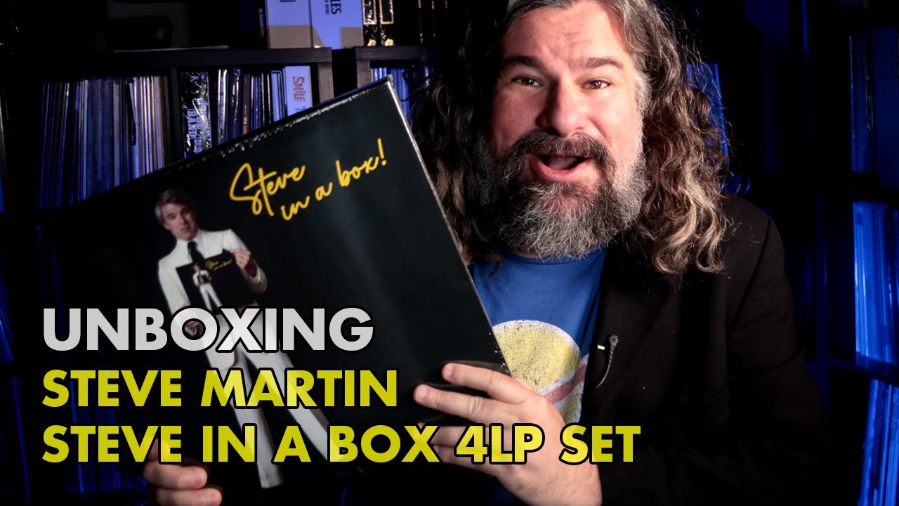 Unboxing: Steve (Martin) In A Box Vinyl records set - YouTube