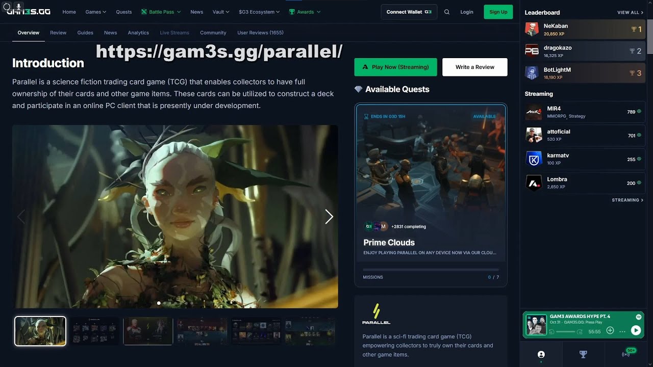 Parallel TCG - How to play Parallel in a Browser or on Mobile: Gam3s.gg - YouTube